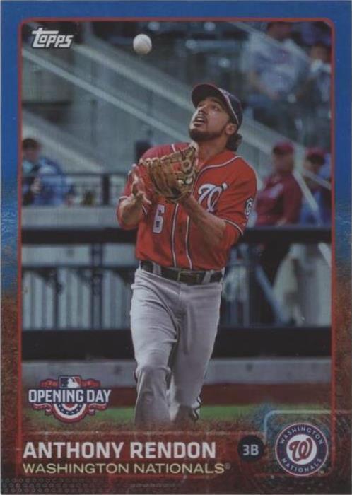 2015 Topps Opening Day - Anthony Rendon #42 Opening Day Edition Blue ...