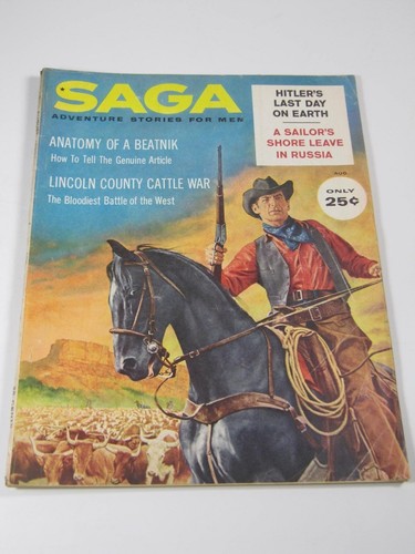 SAGA; Men, Male Adventure Magazine: August 1960 | eBay