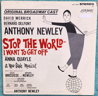 Stop The World I Want To Get Off Original Broadway Cast LP 1962 Vinyl ...