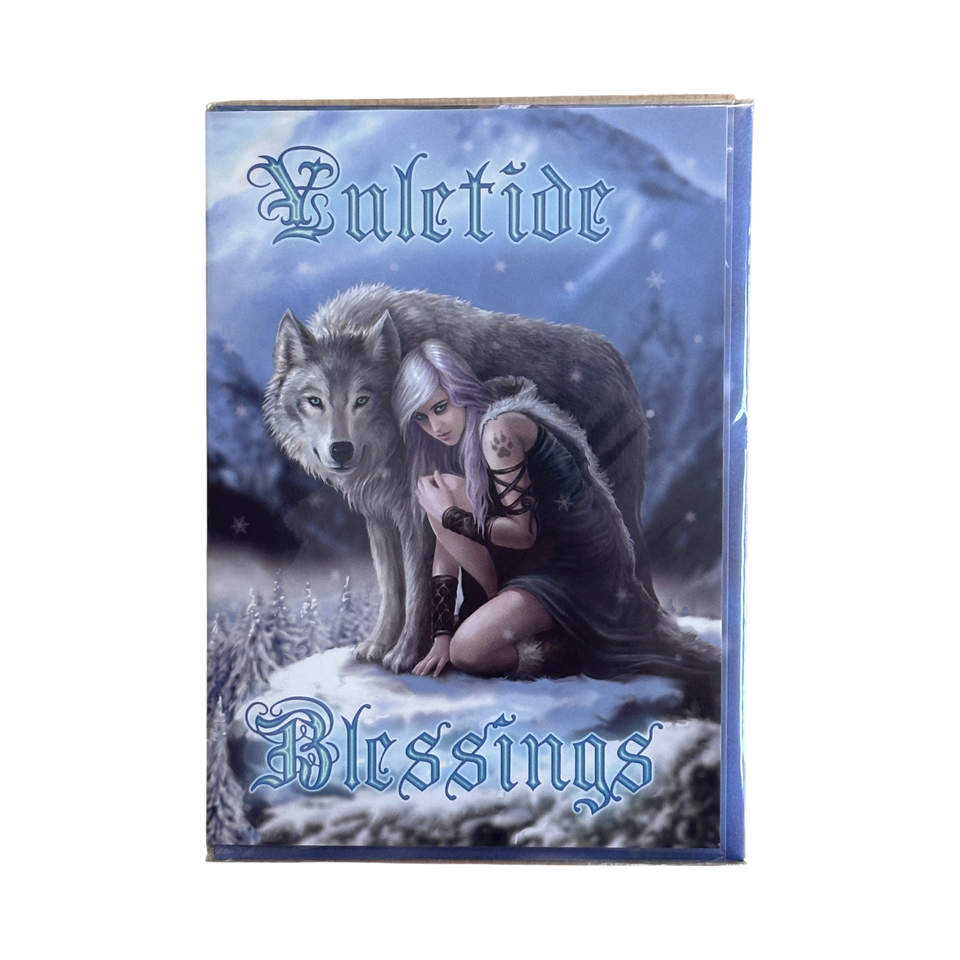 Fantasy Art Yule Greeting Cards Pagan Midwinter Christmas Xmas Anne ...