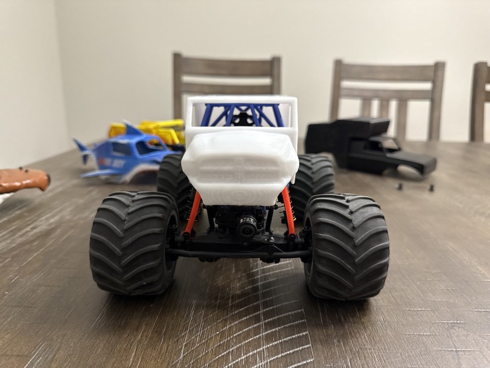 1/18 Losi Mini LMT Custom Ice Cream Man Body - PETG - Monster Jam | eBay