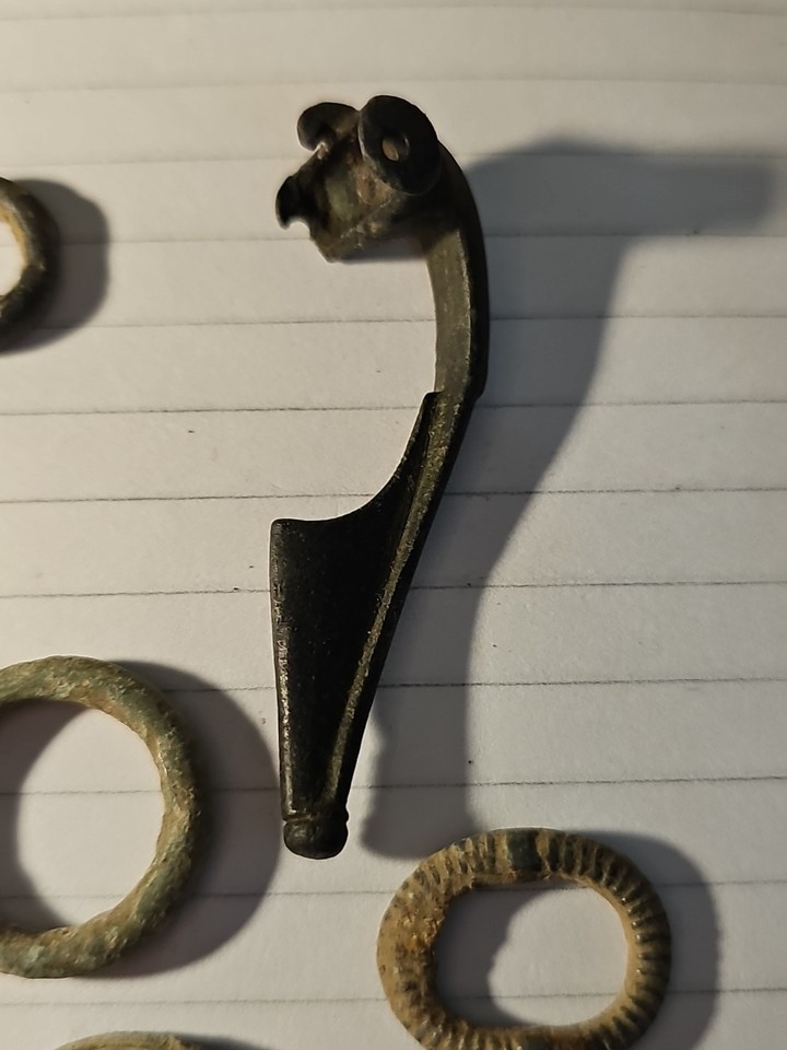 Detecting Finds. Medieval Pot Leg Strap Junction Roman Fibula Livery ...