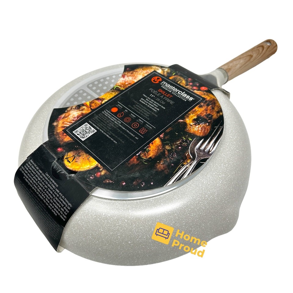 Masterclass Frying Pan Skillet Nonstick 11 Inch Premium Kitchen ...