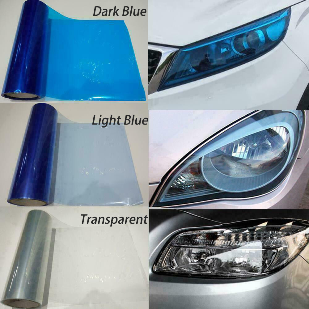 12"x48" Dark Blue Car Headlight Tint Film Taillight Color-Changing ...