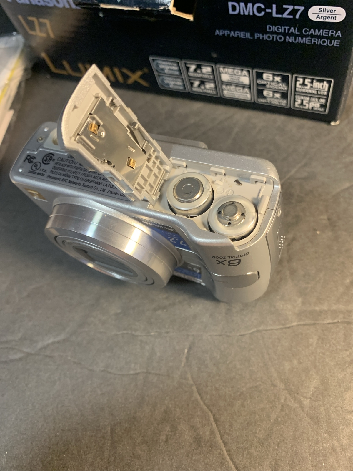 Panasonic LUMIX DMC-LZ7 7.2MP Digital Camera - Black for sale online | eBay