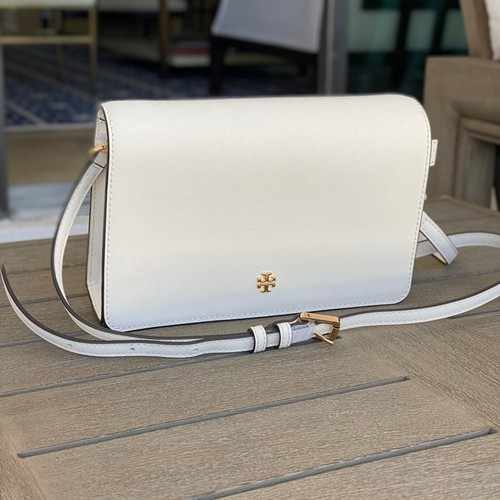 Tory Burch Emerson Combo Crossbody New Ivory 58440 | eBay
