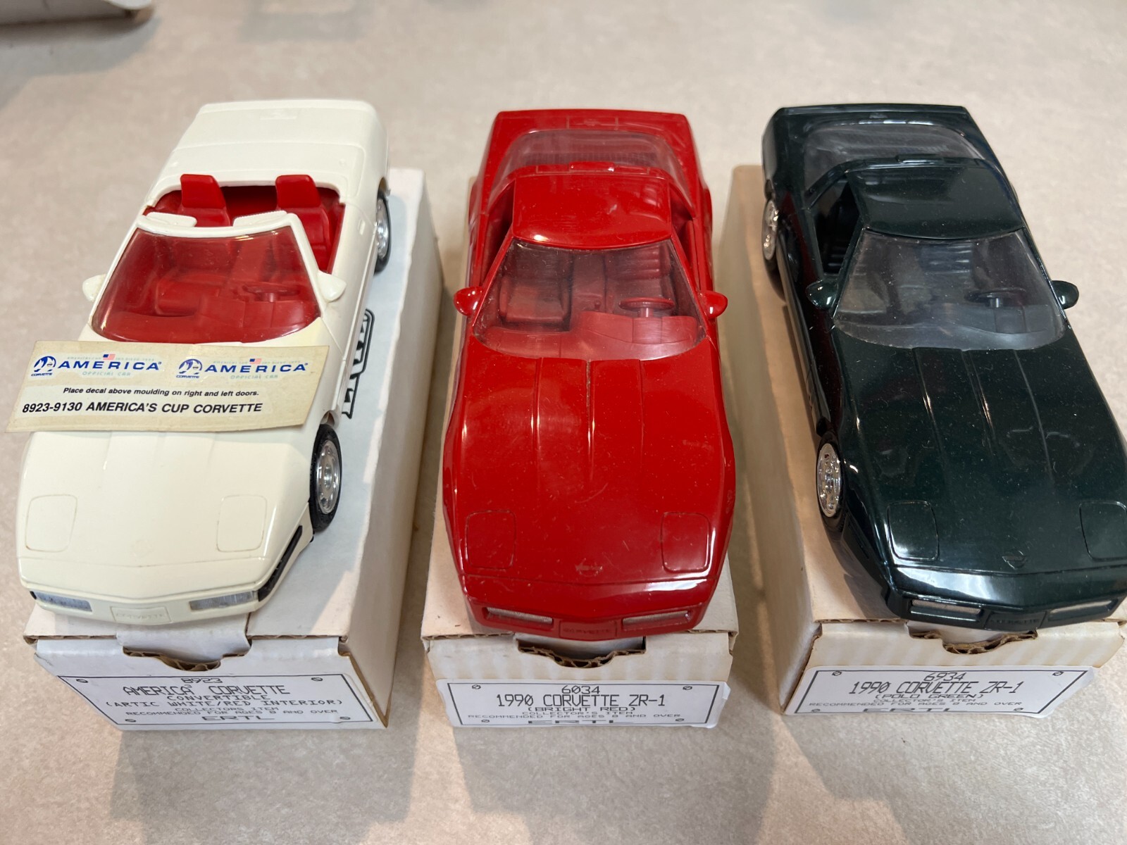 CHEVROLET CORVETTE ERTL DEALER PROMO MODEL 1/25 PLASTIC 1990's | eBay