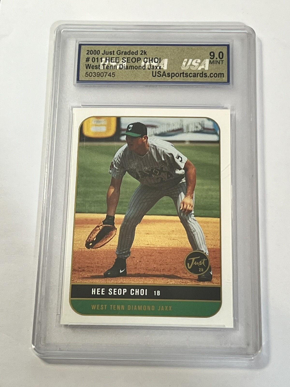 Hee Seop Choi Graded Rookie 2000 Just Graded 2K #011 (USA Grading 9.0 ...