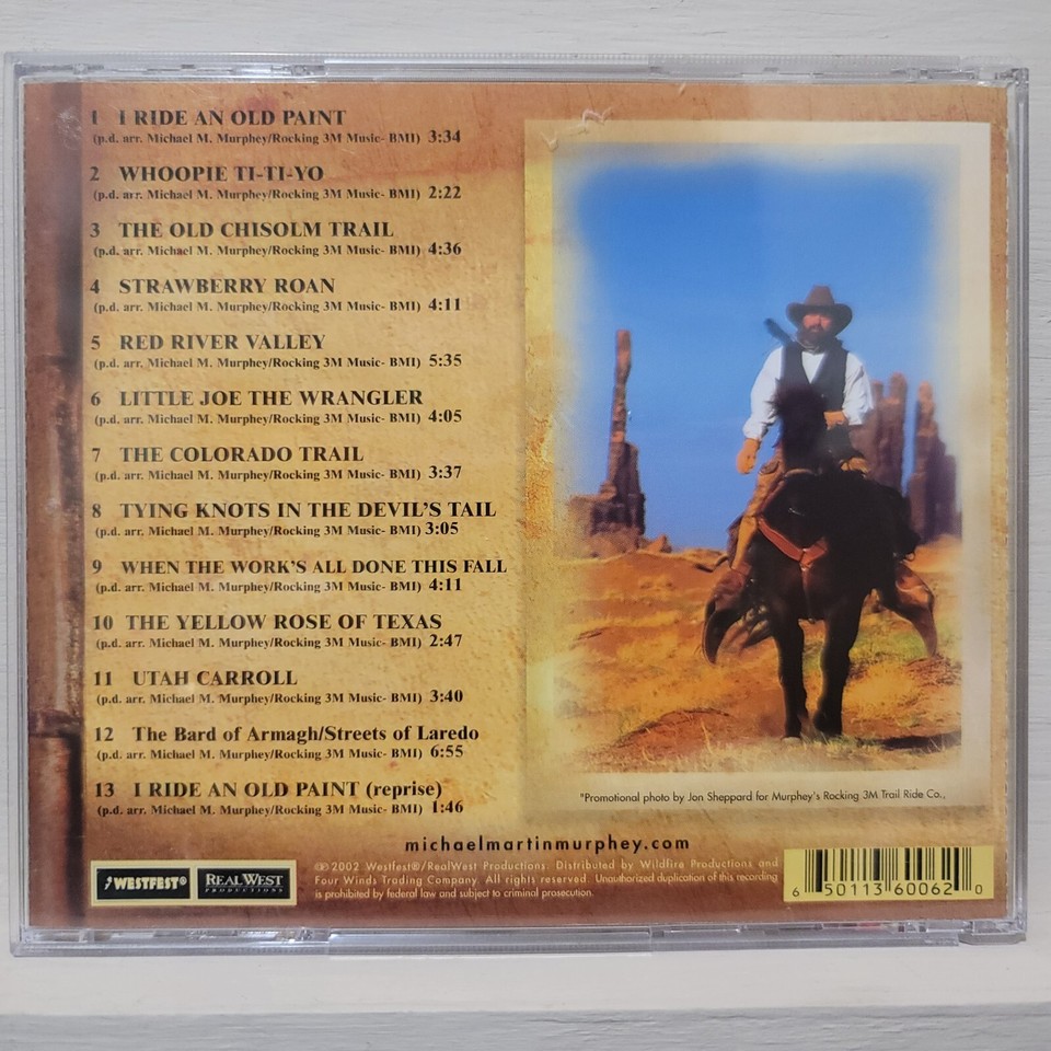 Cowboy Classics Favorites II 2 by Michael Martin Murphey (Scratch-Free ...