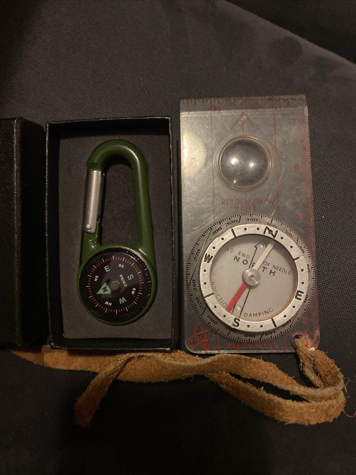 Carabiner Compass, Small Pocket-Sized Waterproof Gear, JEEP, 2 ...