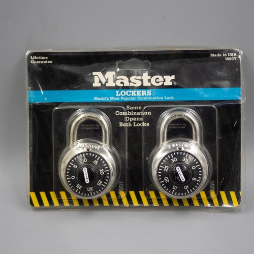 Vintage 1990s Master School Locker Combination Lock 2 Pack Made USA | eBay