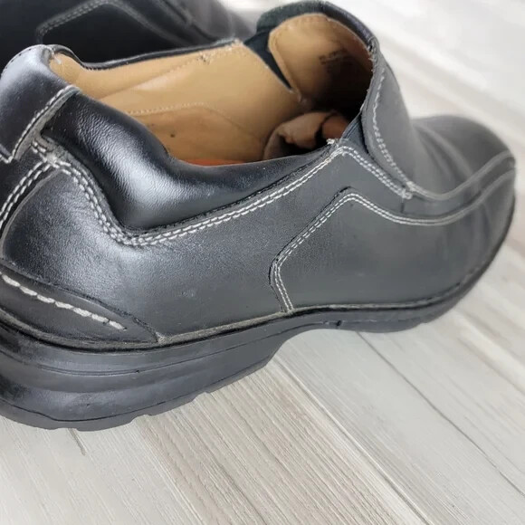 DOCKERS Men's Agent Bike Toe Loafers Black Leather Size 13M | eBay