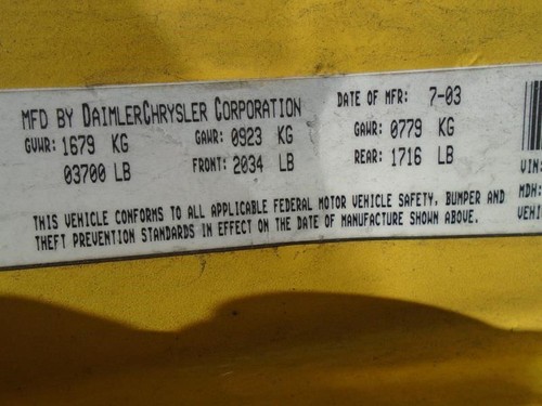 Passenger Right Front Spindle/Knuckle Fits 01-05 NEON 1357798 | eBay