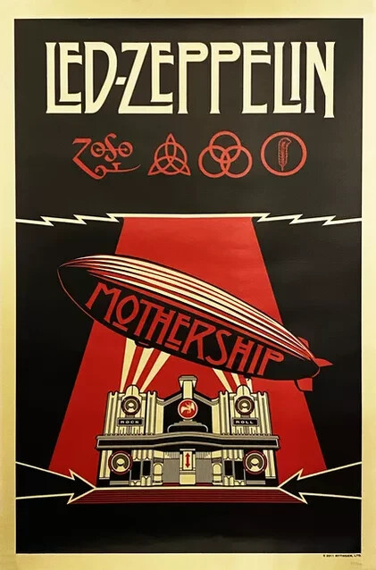 Original Led Zeppelin Lithograph + Original Poster | eBay