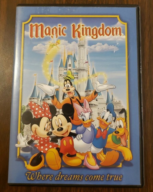 Disney World Magic Kingdom Where Dreams Come True DVD for sale online ...