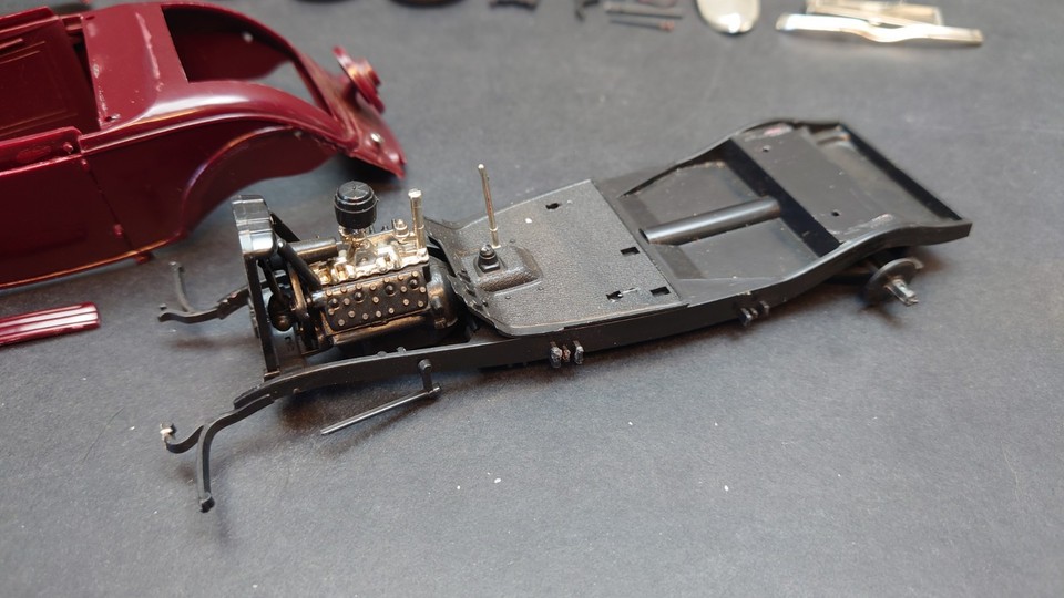 MONOGRAM 1934 FORD CABRIOLET BUILT -1 /24 SCALE MODEL KIT COLLECTION ...