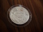 1999 HAPPY EASTER w/Bunny on Obv ~ 1999 on Rev ~ 1 oz .999 Silver Proof ...