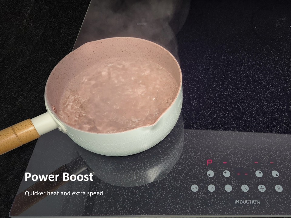 Build-in Induction Hob, 7200W, 4 boost, Fast Heat up hob with Hard ...