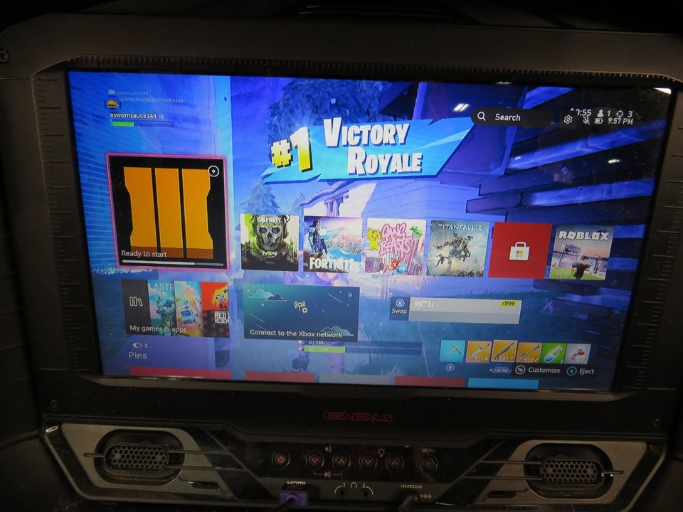 USED GAEMS Portable Gaming Monitor Case G155 15.5" Screen TESTED | eBay