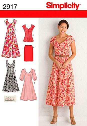Simplicity 2917 Dress and Tunic Sewing Pattern for Women by Karen Z ...