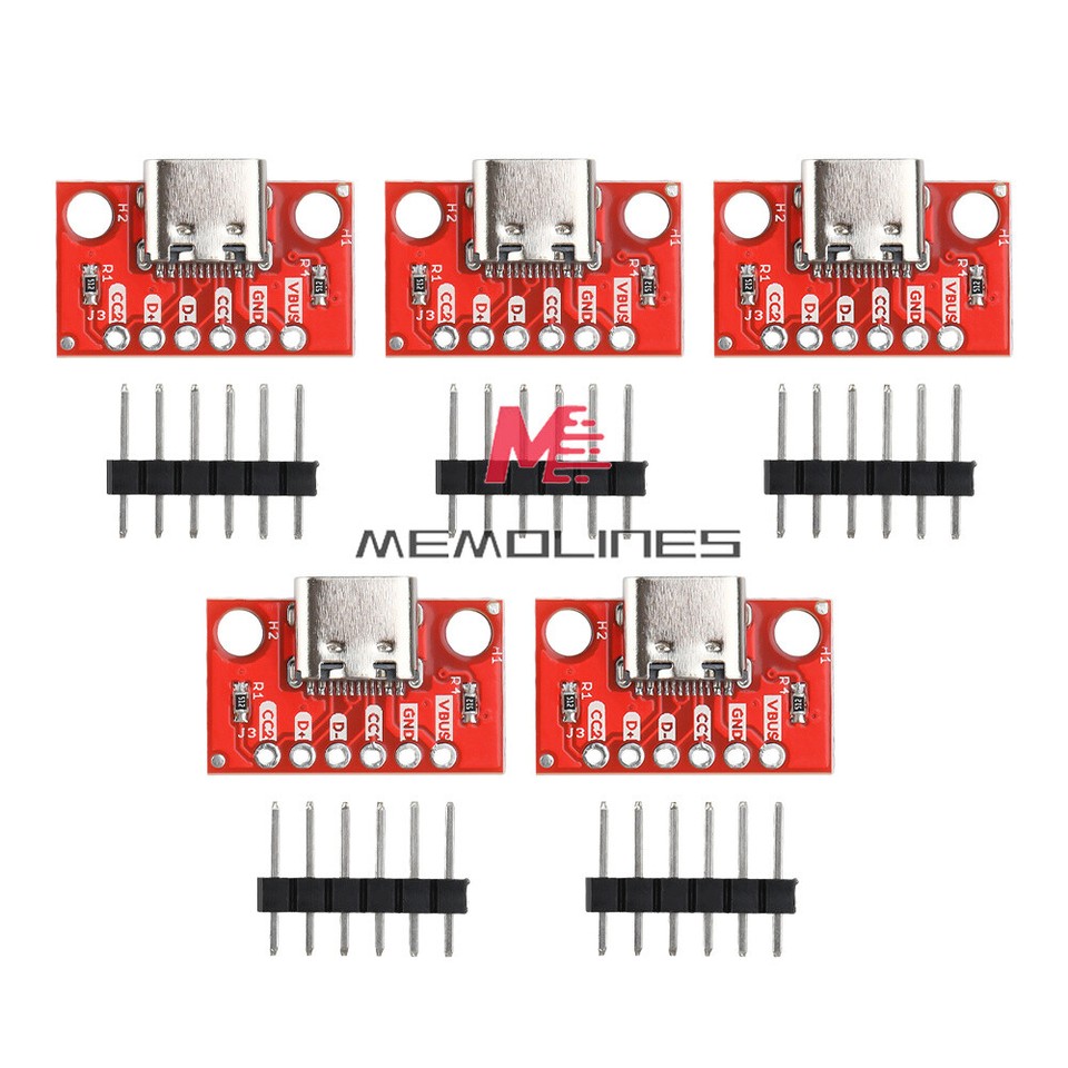 1-10x TYPE-C Female Head Test Board USB 3.1 Connector Board With PCB 2 ...