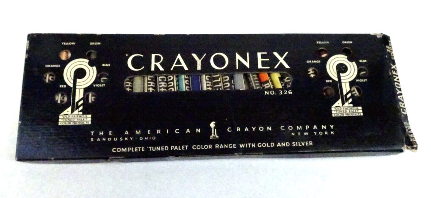 Crayonex 32 Colors No 326 Prang Crayons--29 Total-- U.S.A. Vintage | eBay
