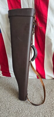 Vintage Leather Takedown Rifle or Shotgun Hard Case | eBay
