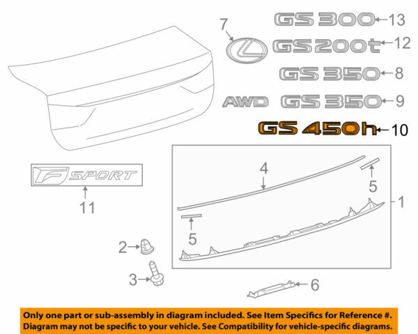 75443-30630 Toyota Plate, luggage compartment door, no.3 7544330630 ...