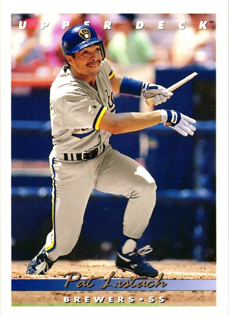 1993 UPPER DECK PAT LISTACH #253 CARD $0.99 VALUE BOX | eBay