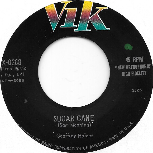 GEOFFREY HOLDER The Bottle Imp on Vik Halloween calypso popcorn 45 HEAR ...