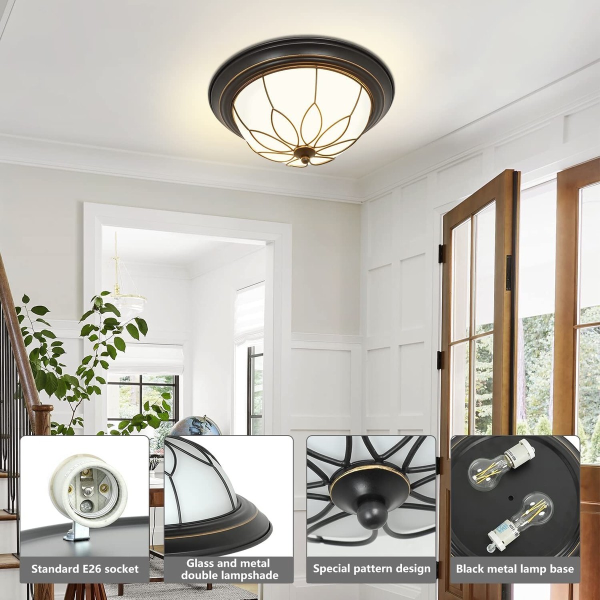 Country Ceiling Light Shades | Shelly Lighting