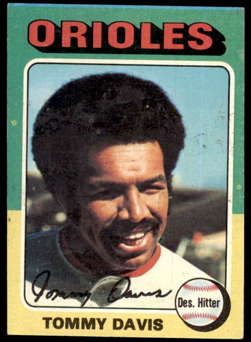 1975 Topps Baseball Card Tommy Davis Baltimore Orioles #564 | eBay