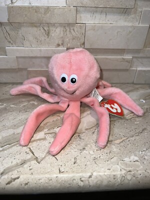 Ty Beanie Babies INKY Pink (3rd Gen Hang Tag & 1st Gen Tush Tag) | eBay