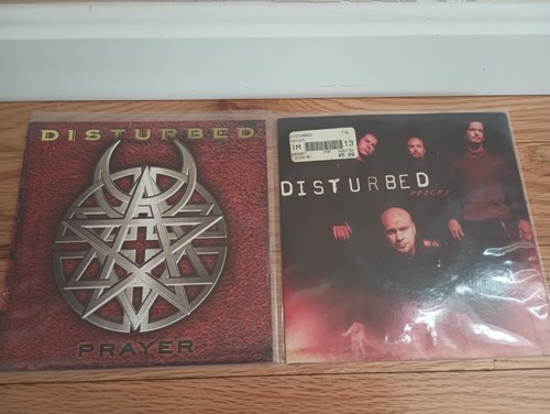 Disturbed 7" Single, lot of 2, Voices and Prayer Red Vinyl Made in UK ...
