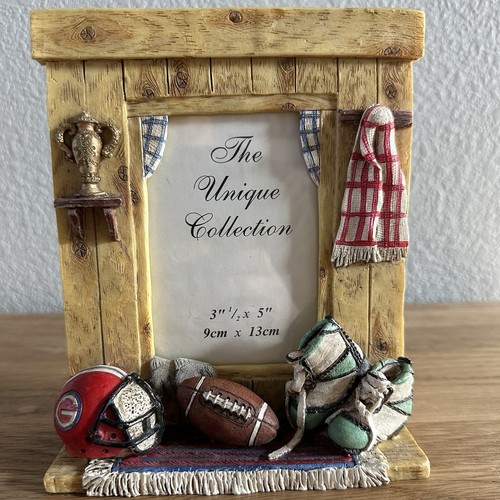 New 3D Football Themed Frame For 3 1/2 X 5 In Photo | eBay