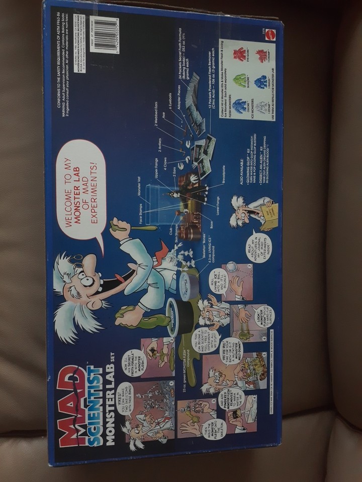 Vintage 1986 Mattel Mad Scientist Monster Lab Near Complete | eBay ...