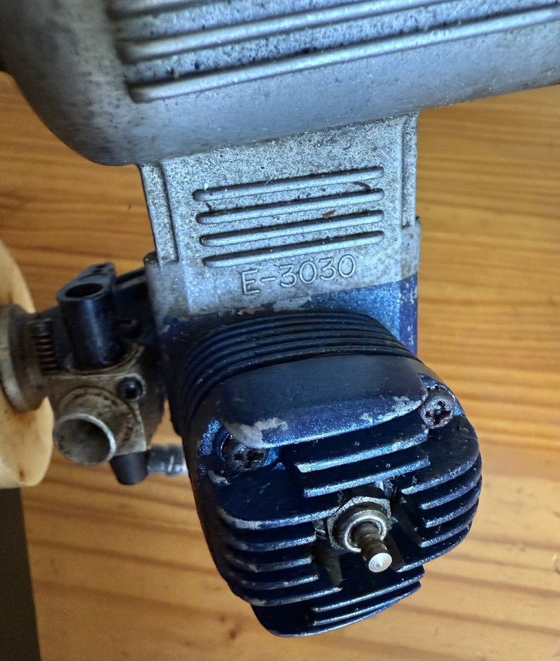 OS LA 46 RC Engine With Muffler & Propeller Piston & Carb Move Freely ...