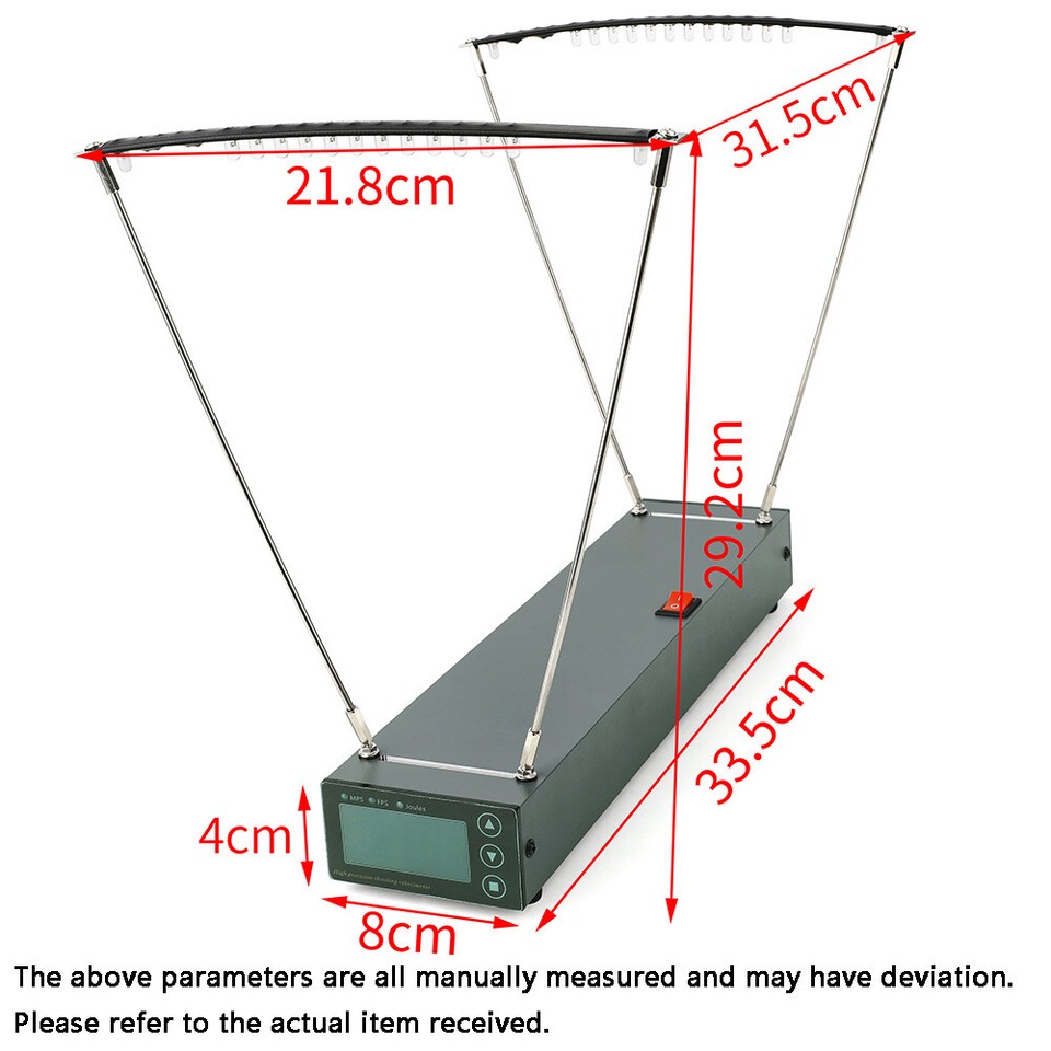 Shooting Chronograph Ballistic Precision Arrow Bow Velocity Speed ...