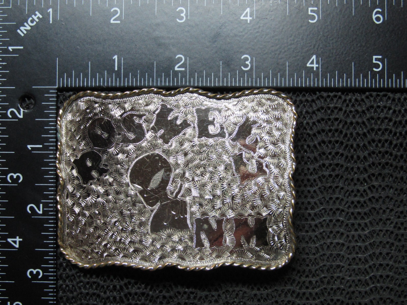 WESTERN ALIEN ROSEWELL NM BELT BUCKLE! VINTAGE! RARE!… - Gem