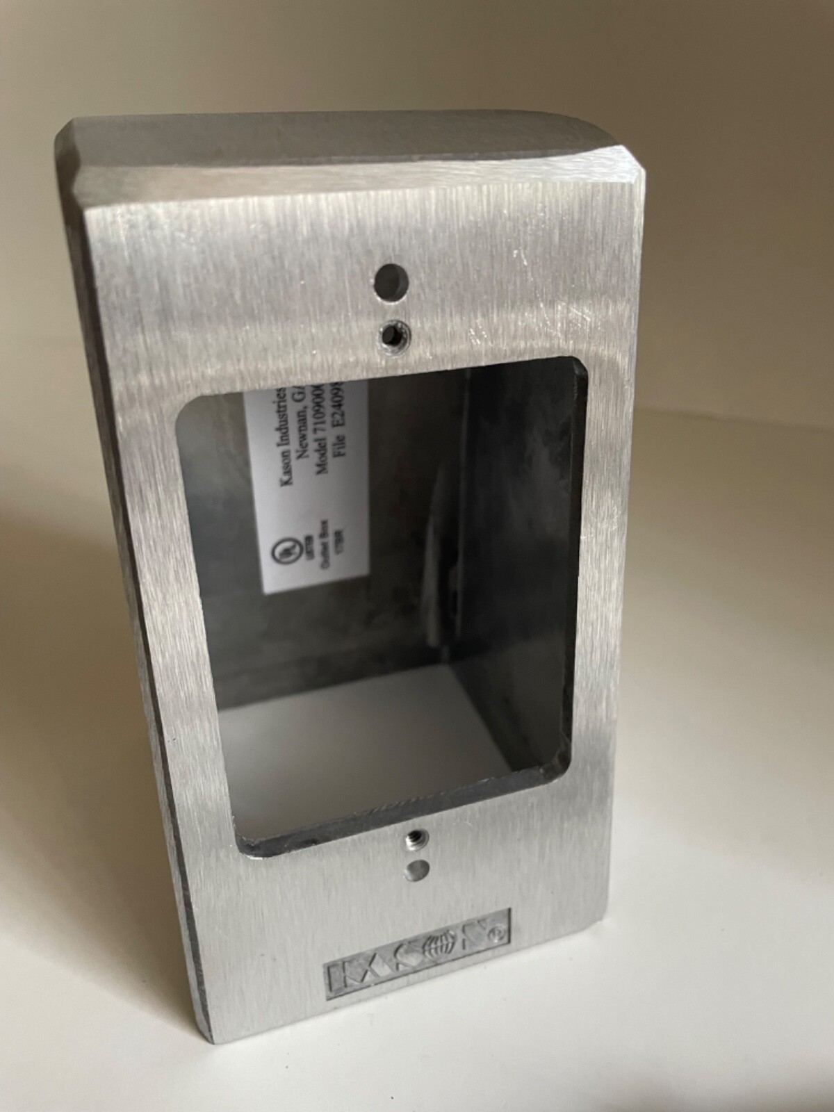 Kason 7109 Pedestal Box Single Face Outlet Box 67109000002 for sale ...