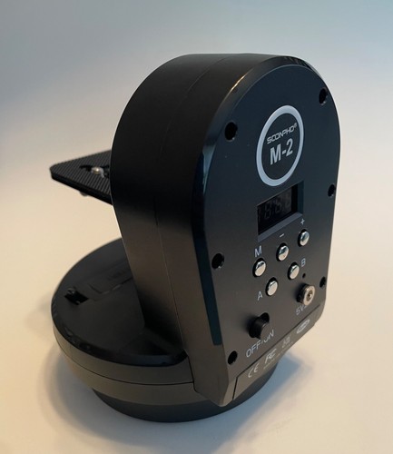 M2 Motorized Rotating Panoramic Tripod Head, Remote Control Pan Tilt ...