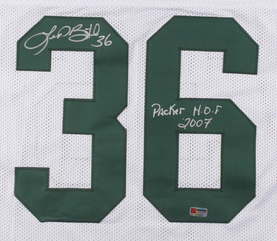 LeRoy Butler Signed Packers Green Bay Jersey Inscd "Packer H.O.F. 2007 ...