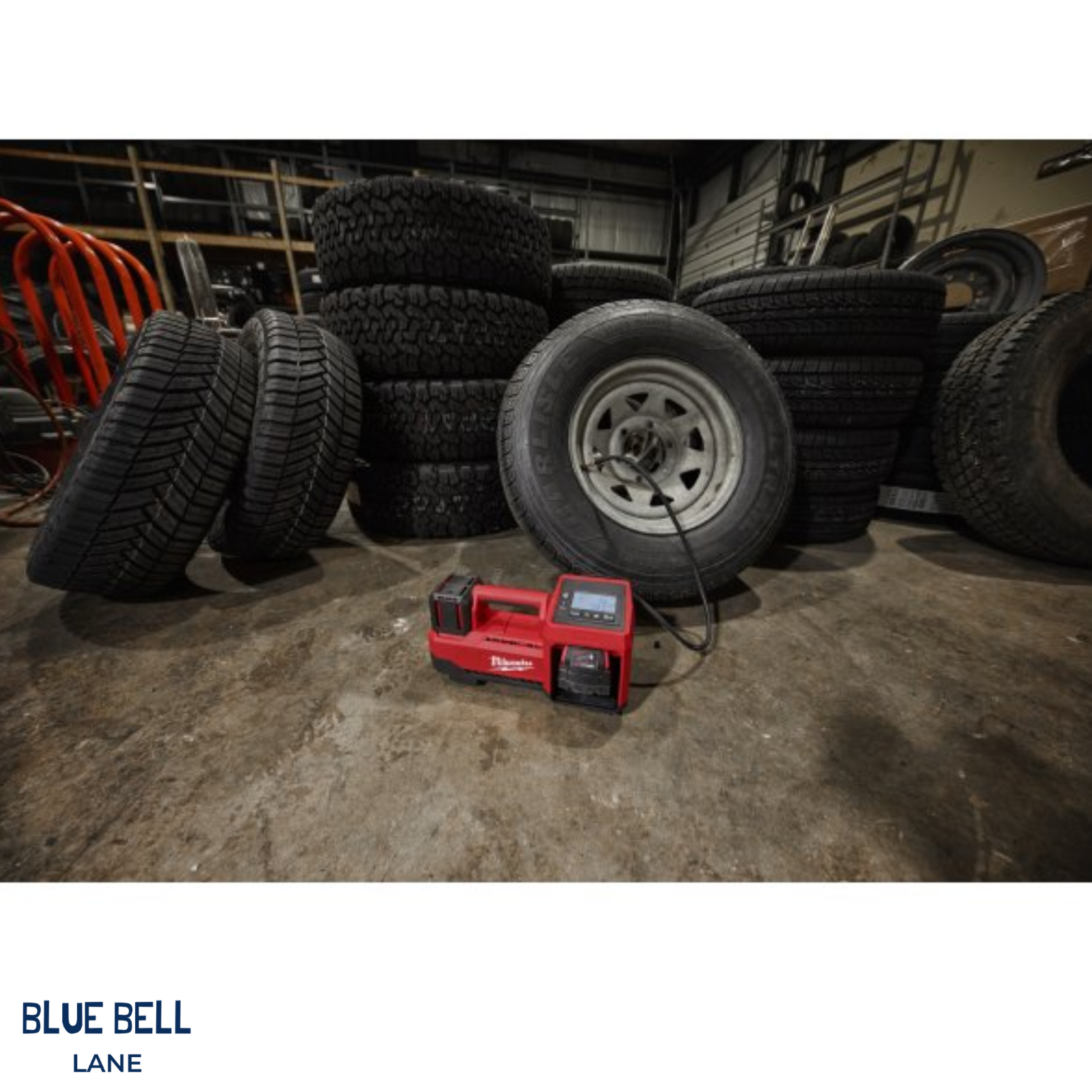 Milwaukee 18V Li-ion Cord Inflator Rated For 150 PSI Max Automatic Shut ...