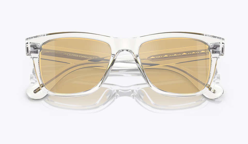 OLIVER PEOPLES OLIVER SUN LIMITED EDITION 51mm in Crystal/ Yellow MSRP ...