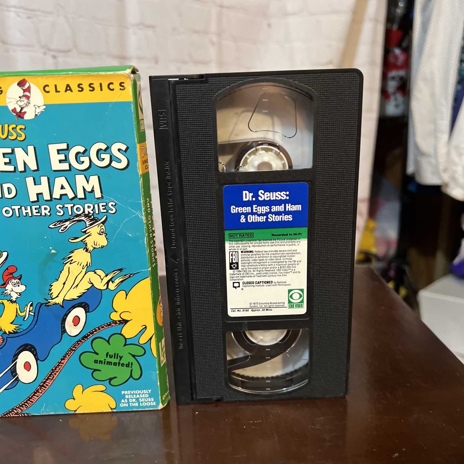 Dr. Seuss Green Eggs And Ham & Other Stories VHS Sing Along Classics ...