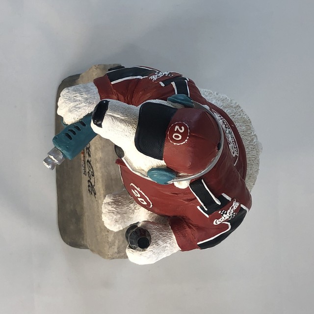 Tim Wolfe Le Coca-Cola NASCAR Sculpture Big Lug 20 Polar Bear Pit Crew ...