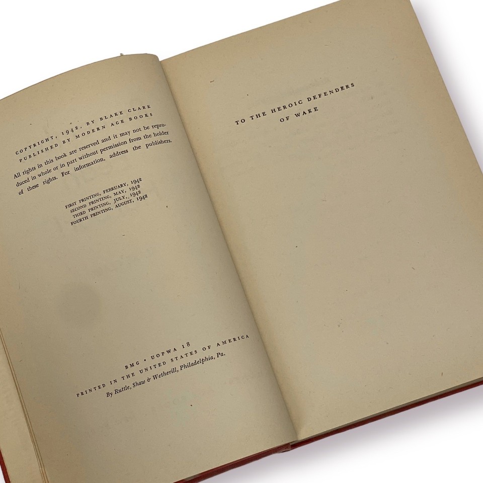 1942 Remember Pearl Harbor! - Blake Clark (1St Edition 4th Printing HC ...