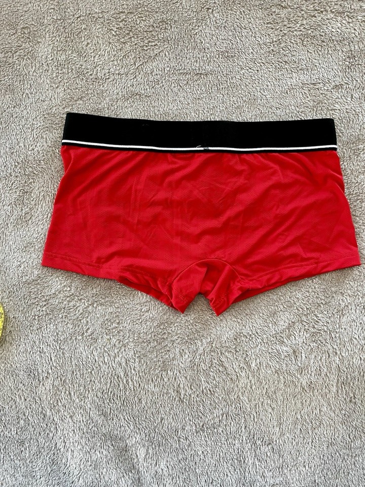Red Boxer Briefs With Pouch, Large, New | eBay