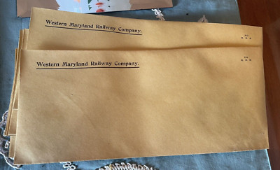 7 Vintage WESTERN MARYLAND RAILWAY Company Envelopes Railroad | eBay