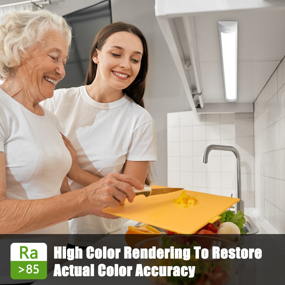 7x4FT 120cm LED Slim Ceiling Batten Tube Light Linear Fluro Fluorescent ...